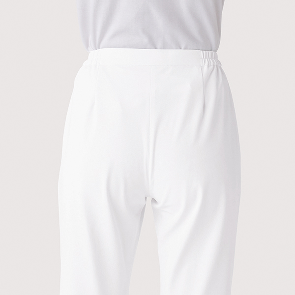 【KAZEN/株式会社アプロンワールド-195-20】レディースブーツカットパンツ（ホワイト・サックス・ピンク・ネイビー）【ソフトトリコット】 [医療白衣ユニフォーム.com]