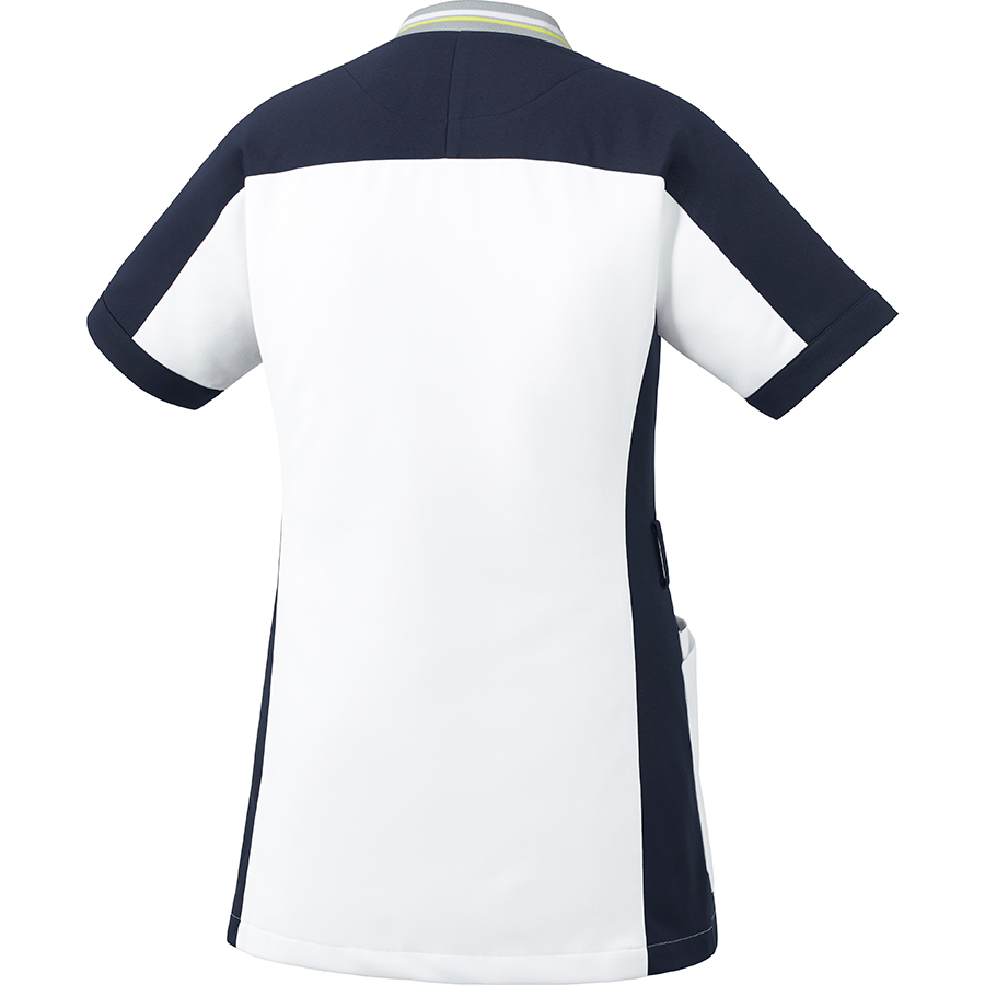 【Mizuno-ミズノ-MZ-0401-C6】レディースファスナースクラブ（グリーン）【コネクト/カチオントリコット】 [医療白衣ユニフォーム.com]