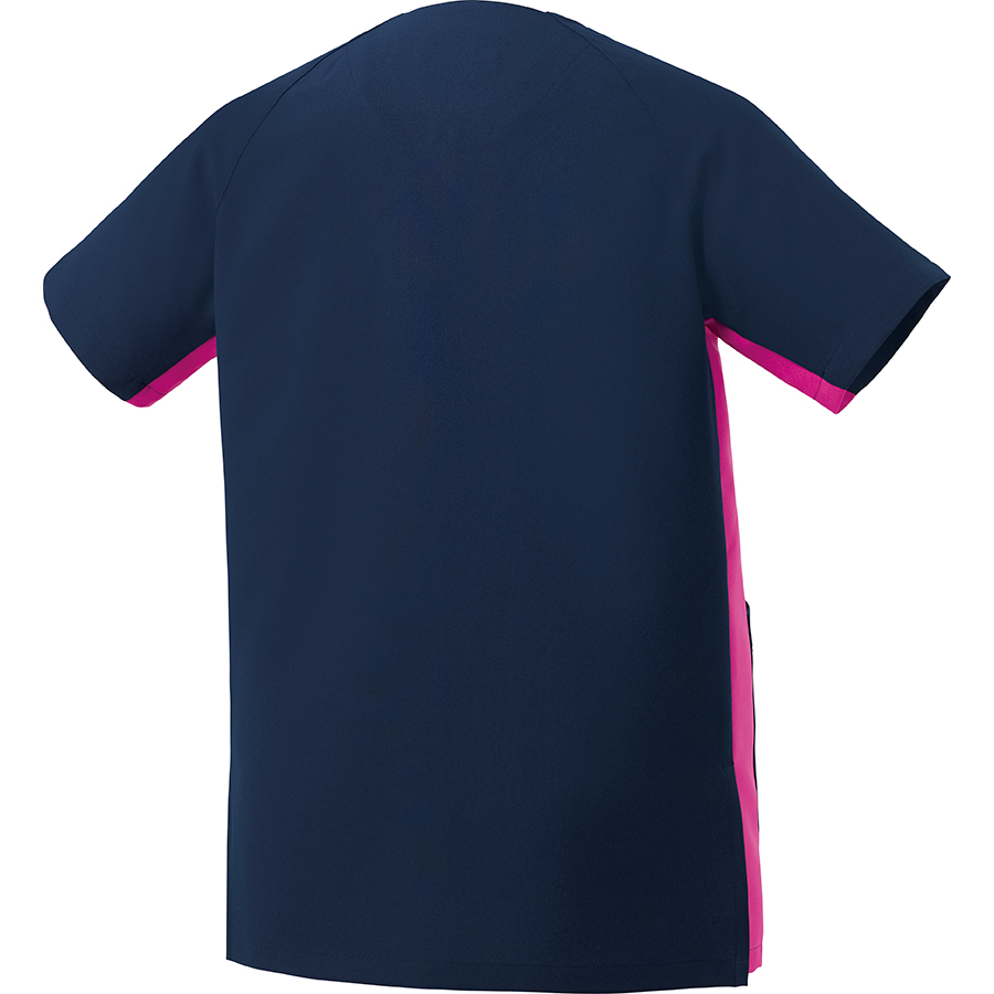 【Mizuno-ミズノ-MZ-0404-C103】男女兼用スクラブ（ブラックブルー）【ストレッチトロピカル】 [医療白衣ユニフォーム.com]