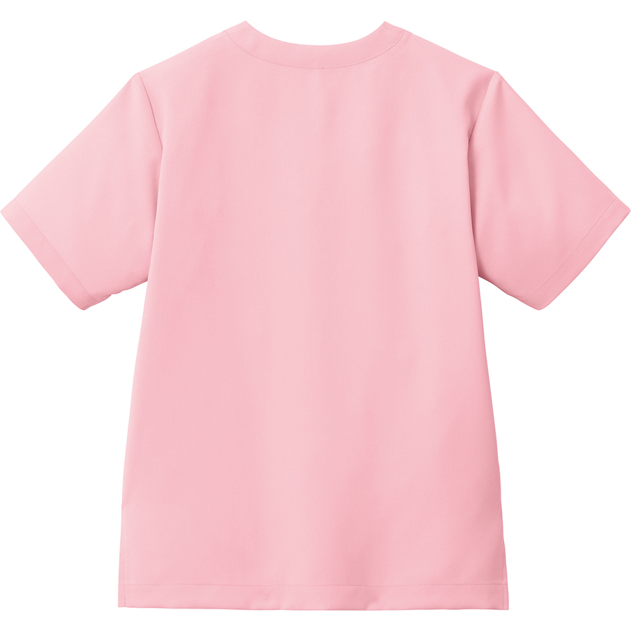 【2025年最新白衣-MONTBLANC/モンブラン-MS005-91】男女兼用スクラブ（スノーグレー）【ストレッチツイル】 [医療白衣ユニフォーム.com]