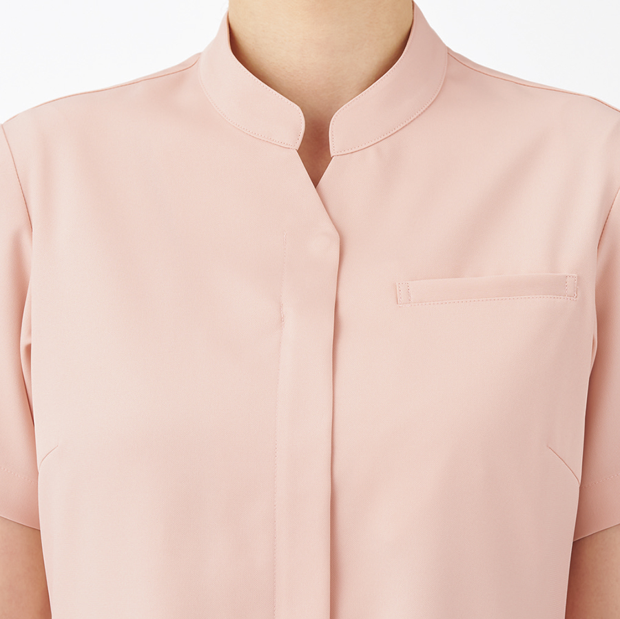 【2025年最新白衣-住商モンブラン/uka medical uniform study-UM401-WH】ワンピース（クールホワイト）【ソフトラチネ】 [医療白衣ユニフォーム.com]