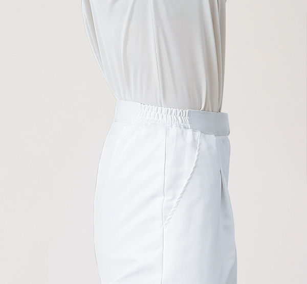 【KAZEN/株式会社アプロンワールド-192-20】レディースストレートパンツ（ホワイト・サックス・ミントグリーン・ピンク・ネイビー）【アレニエ】 [医療白衣ユニフォーム.com]