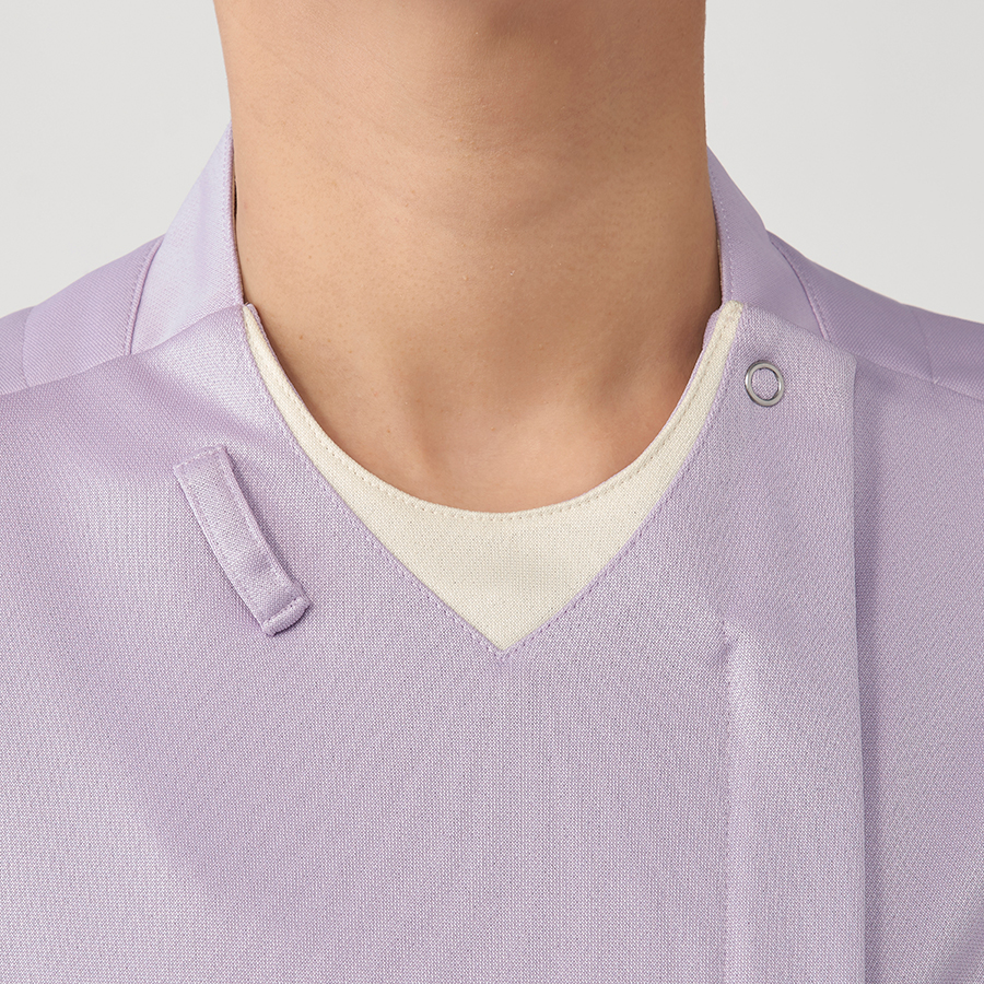 【Unite＆Calala/チトセ株式会社-UN-0403-C5】男女兼用ファスナースクラブ（ネイビー）【CDMIXスムース】 [医療白衣ユニフォーム.com]