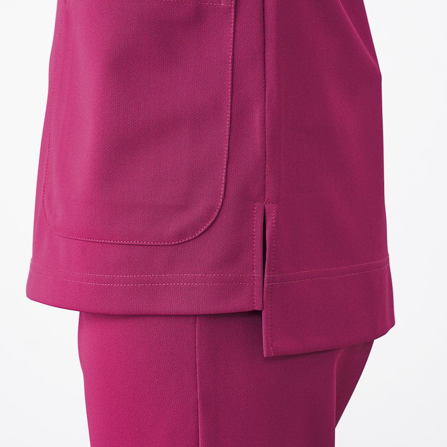 【KAZEN/株式会社アプロンワールド-989-48】男女兼用スクラブ（ネイビー）【リアン】 [医療白衣ユニフォーム.com]