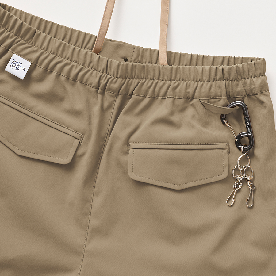 【Unite/ユナイト-DOM-0028-C92】男女兼用パンツ（ダークグレー）【軽量ストレッチツイル】 [医療白衣ユニフォーム.com]