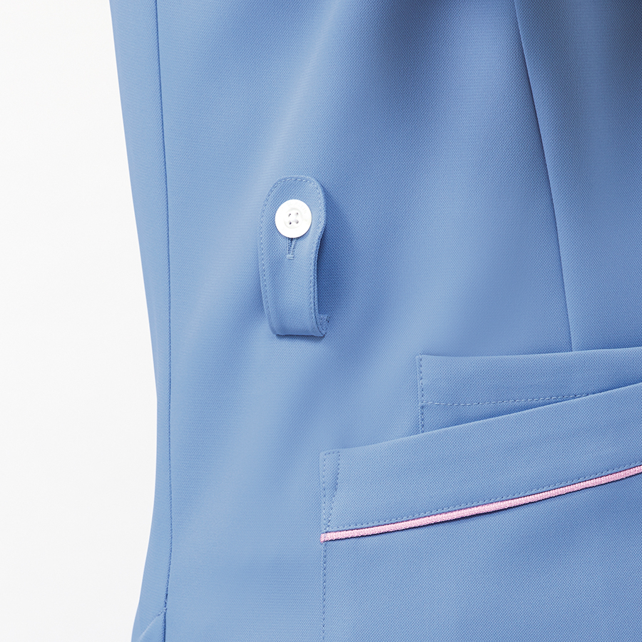 【Unite/ユナイト-MK-0062-C25】レディースファスナースクラブ（ラベンダー）【ソフトストレッチラチネ】 [医療白衣ユニフォーム.com]